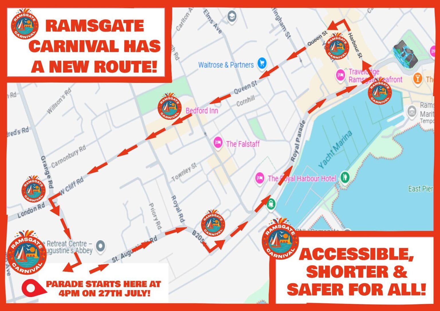 Ramsgate Carnival and Fair 2025 new shorter route - even more fun! - Visit Ramsgate